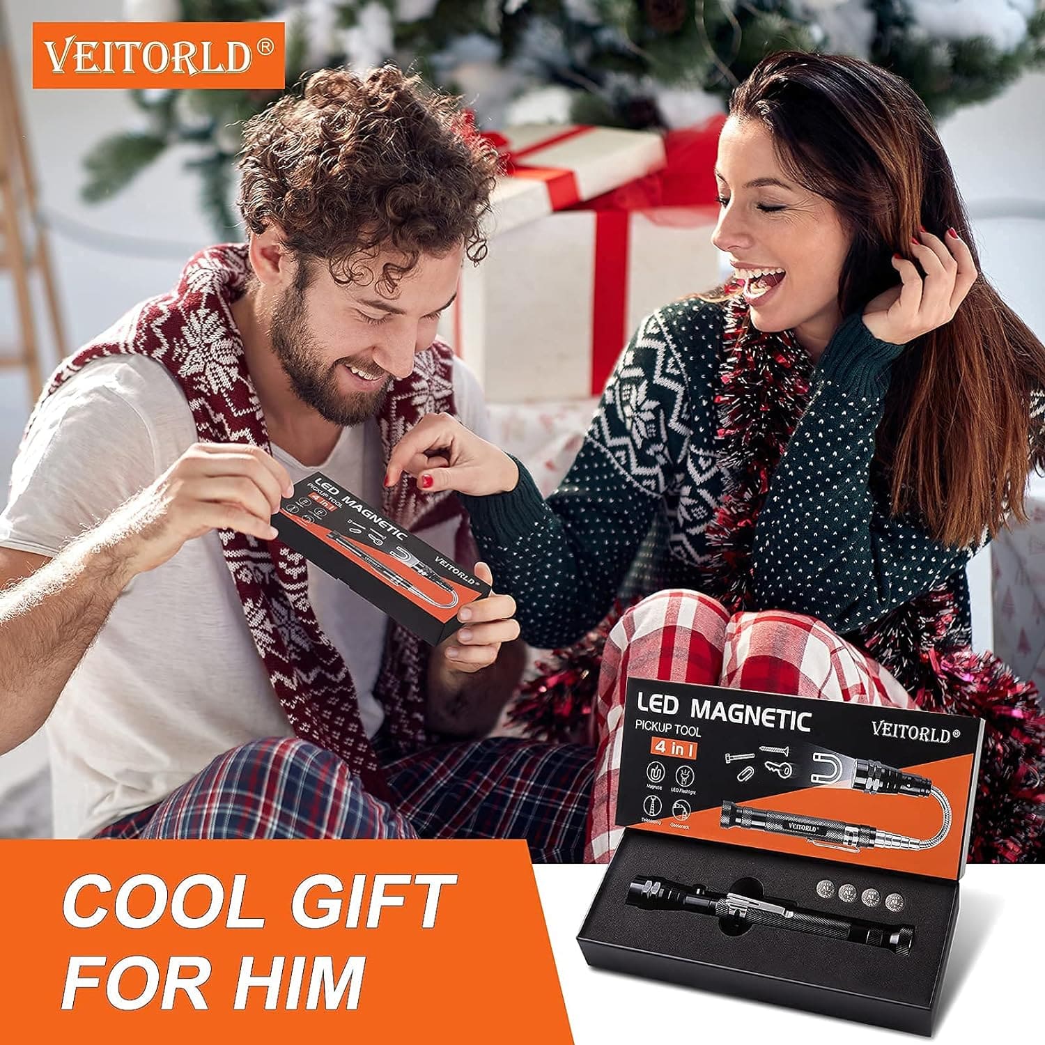 Veitorld® Extendable Magnetic Flashlight - Veitorld