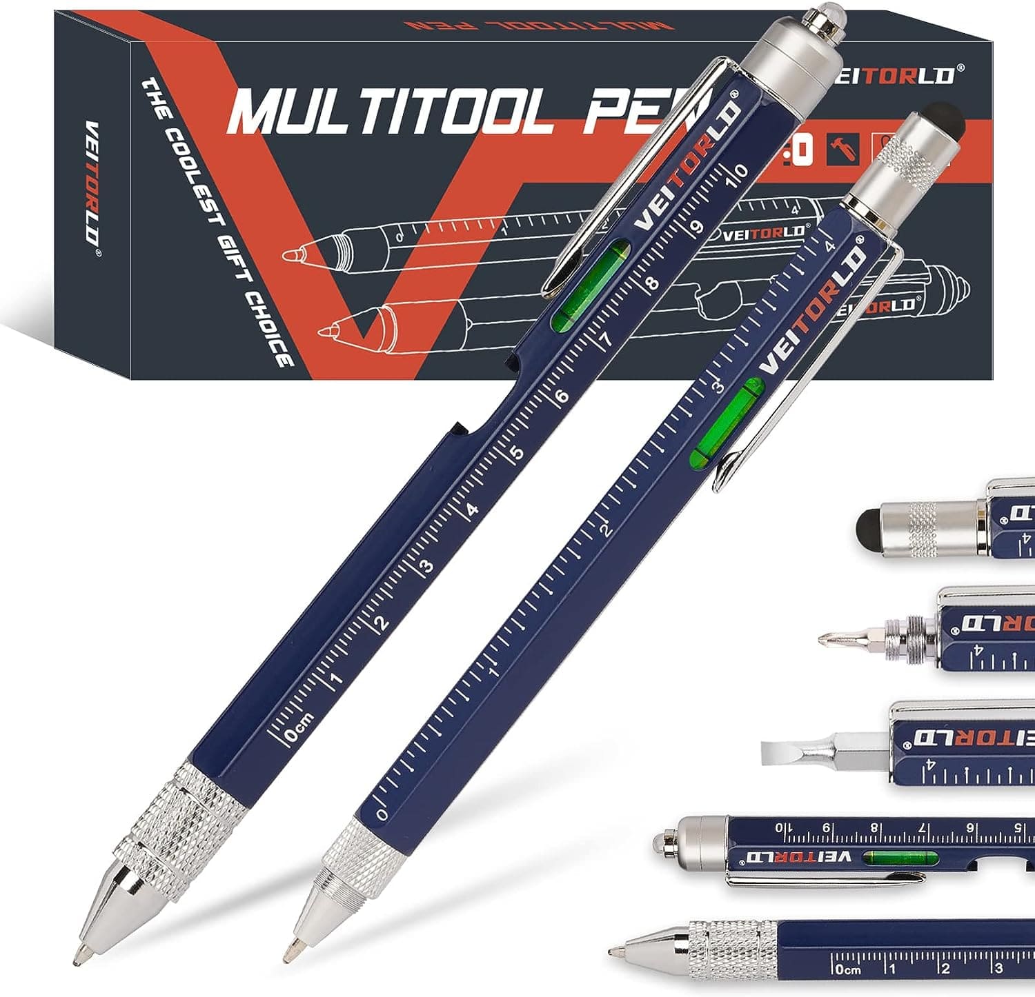 Veitorld®2Pcs 10 In 1 Multi-Tool Pen Set - Veitorld
